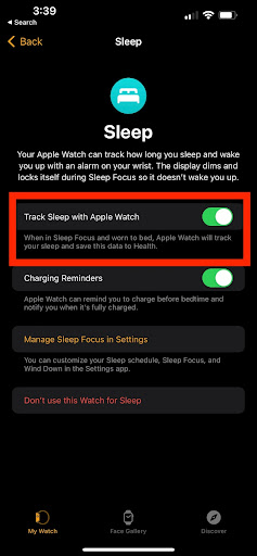 How to set up Sleep for the Apple Watch integration – Customer Support ...